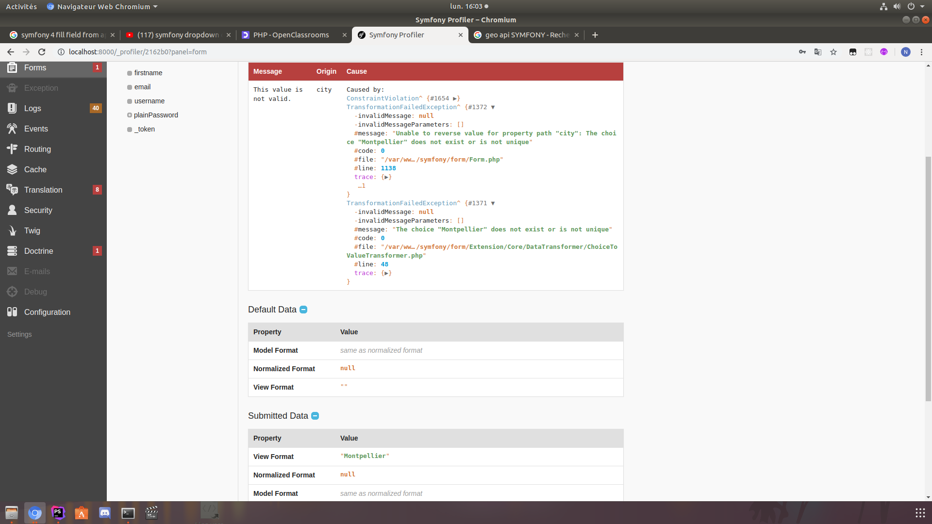[Résolu] Symfony4 - Erreur ChoiceType rempli depuis API - Erreur : "This value is not valid ...